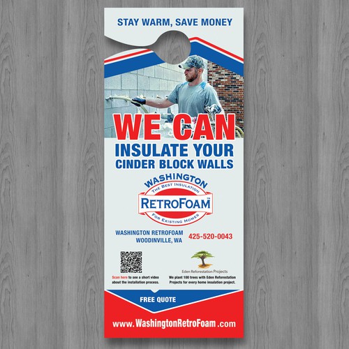 Designs | Washington RetroFoam Door Hanger 1 | Postcard, flyer or print ...