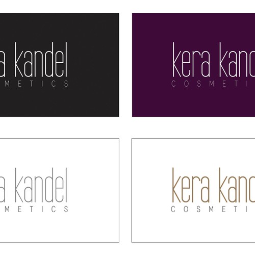 Need LOGO for women's cosmetic line called "Kera Kandel" | Logo design ...