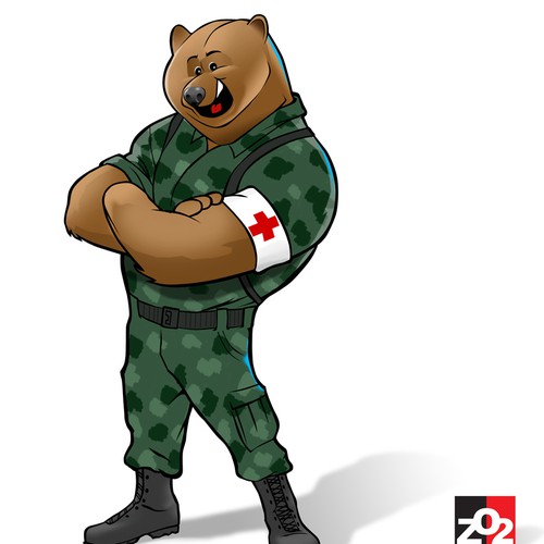 Cartoon Character: Army Medic Bear | Other Graphic Design contest