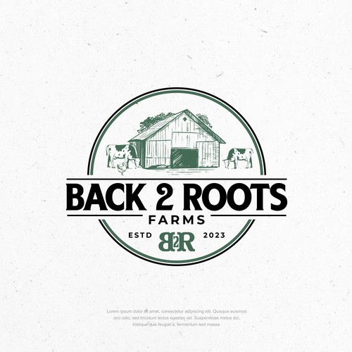 Designs | Back 2 Roots Farm, western style | Logo design contest