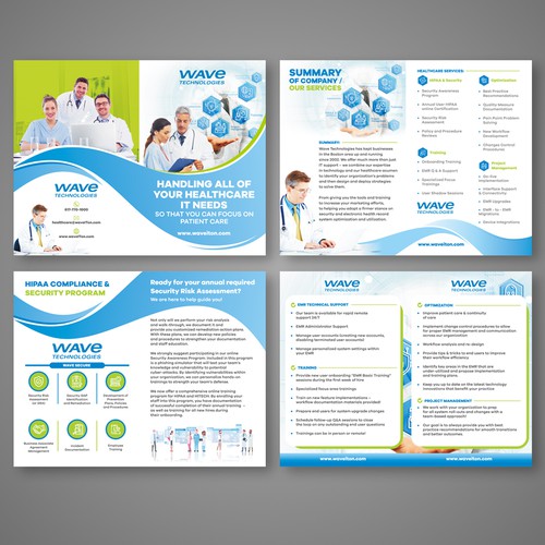 Design a professional, modern, eye-catching healthcare services booklet ...