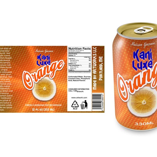 Soft Drink Beverage Can Design | Other packaging or label contest