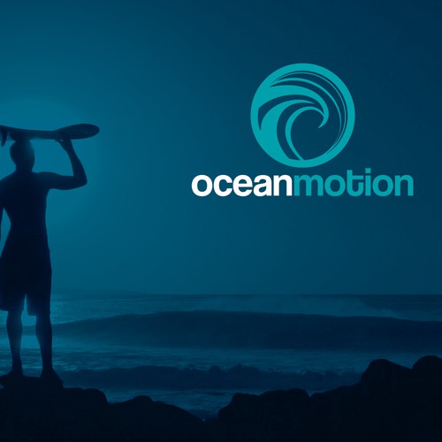 Create a logo depicting love of the ocean for Ocean Motion-water sports ...