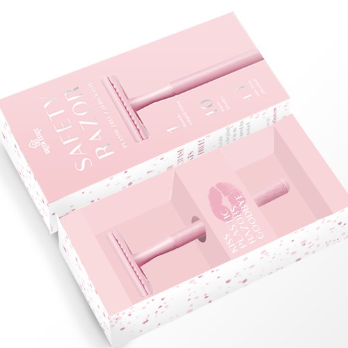 Designs | Design a Colorful Safety Razor Packaging for Women | Product ...