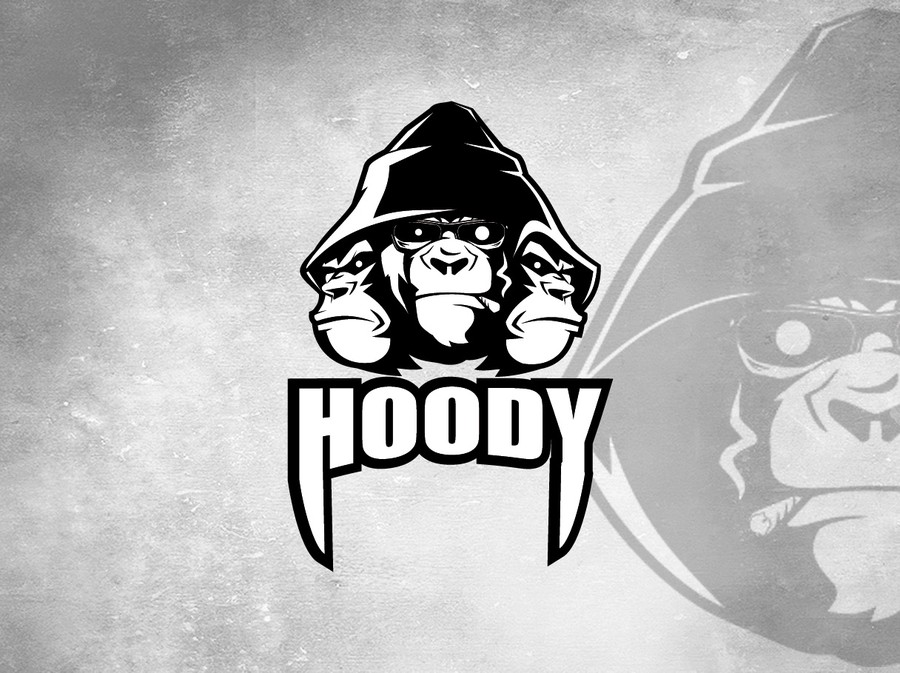 Three wise monkeys Music Hip Hop Logo Design Deaf Blind Mute Gorilla or ...