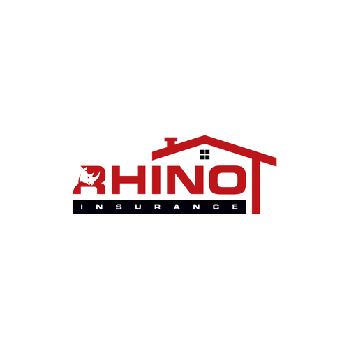 Designs | Insurance logo with a rhino and another w/rhino and house for ...