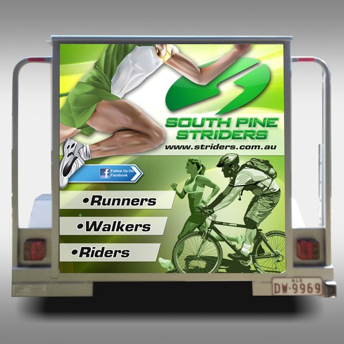 Design our running club's new eye catching trailer wrap | Signage contest
