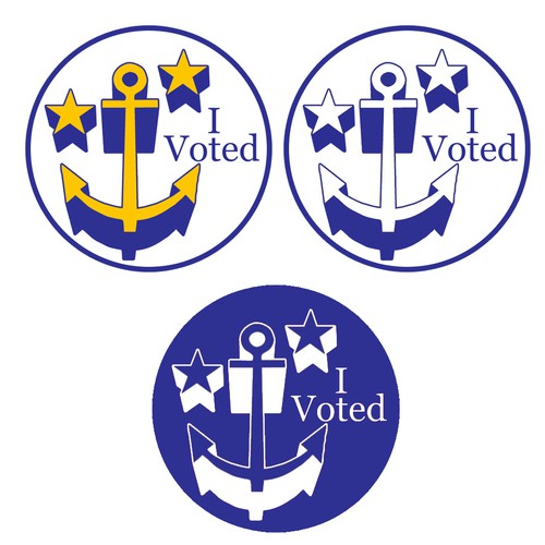 "I Voted" (in Rhode Island) sticker | Sticker contest