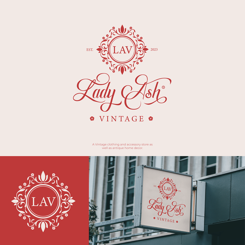 Designs | Lady Ash Vintage logo and branding | Logo & brand guide contest