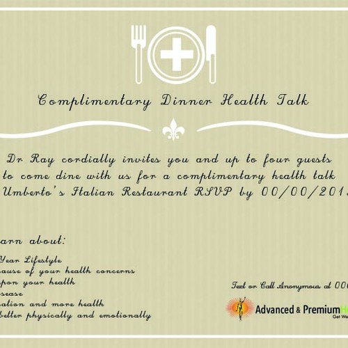 Advanced Holistic Healthcare needs a new card or invitation | Card or ...