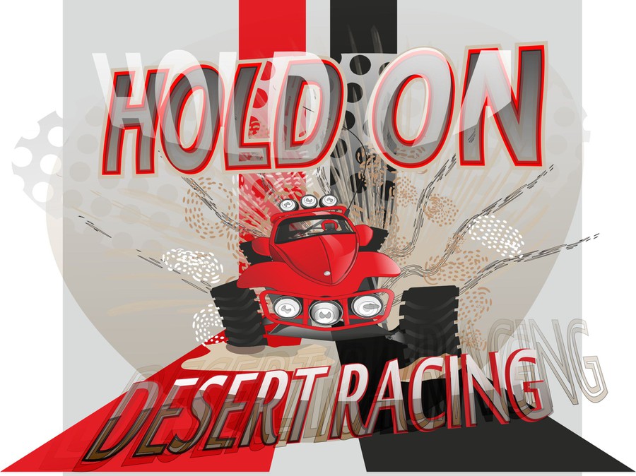 Create a action oriented logo for a Baja 1000 race team | Illustration ...