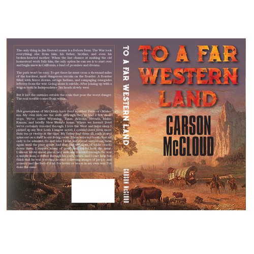 Designs | Classic Western book cover. | Book cover contest