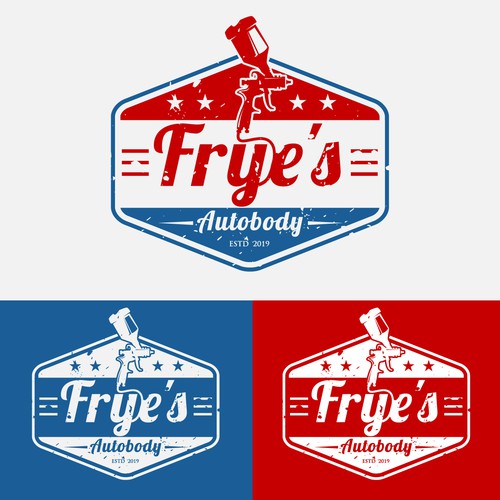 Design an eye catching logo for Frye's Autobody | Logo design contest