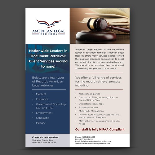 GUARANTEED!!!! Design Eye Catching One Page Flyer for our New Document ...
