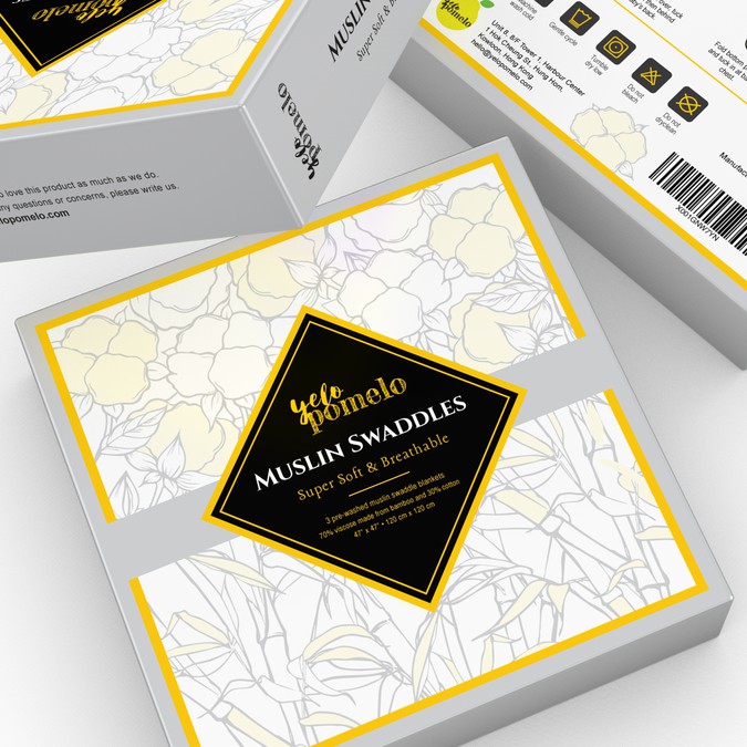 Premium gift box design in time for Christmas (baby blankets) | Product ...