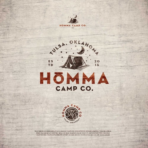 Homma Camp Co. : Vintage + Classic Camp-Inspired Logo | Logo design contest