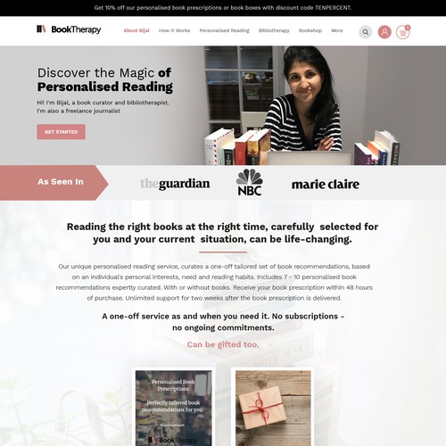Designs | Discover the Magic of Personalised Reading - Conversion Page ...