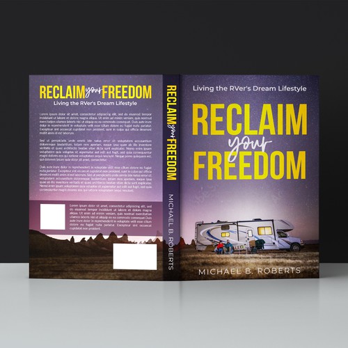 Designs | Reclaim your freedom | Book cover contest