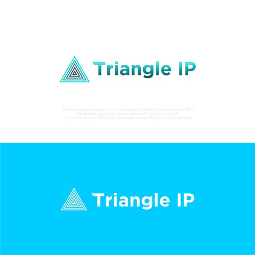 Design first logo for Triangle IP - Working a triangle into the design ...