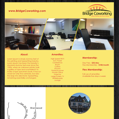 Coworking Space Flyer | Postcard, flyer or print contest