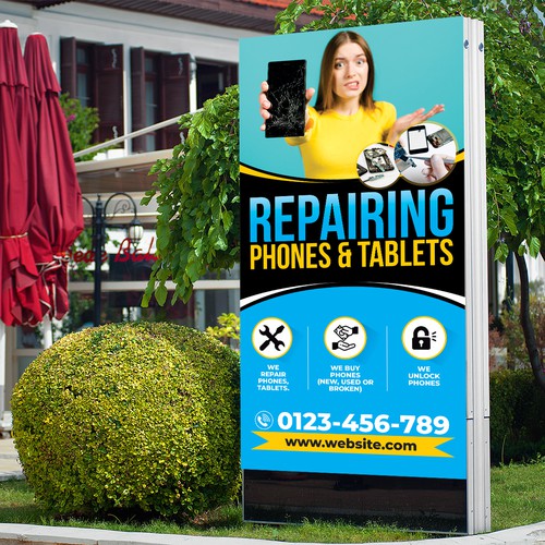 Designs | Phone Repair Poster | Poster contest