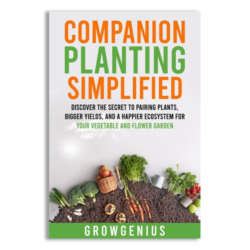 Designs | Companion planting book cover that grabs attention and ...