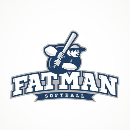 Comical Sports Logo for Fun Loving Men's Softball Team | Logo design ...