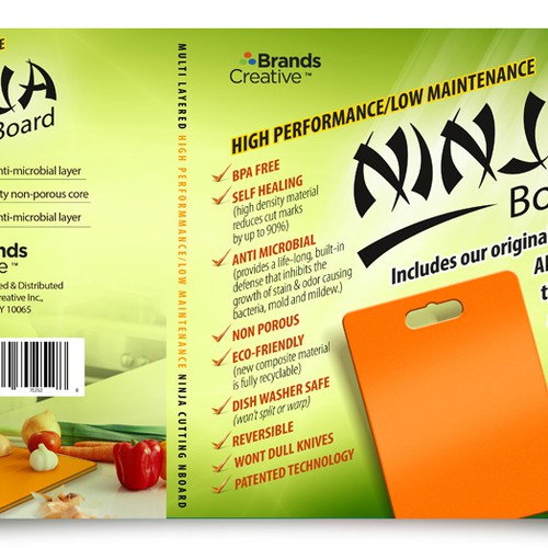Designs | Ninja cutting board product leaflet | Postcard, flyer or ...