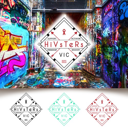 Create a strong logo for a social/support/activist group based in ...