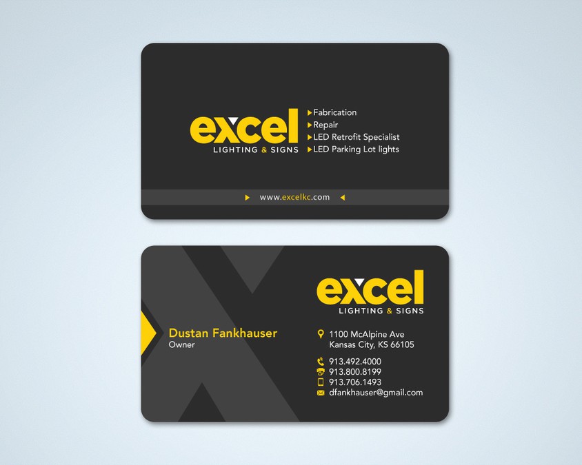 create vibrant new business card for Sign Company | Business card contest