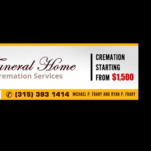 Funeral Home Billboard Design | Signage contest