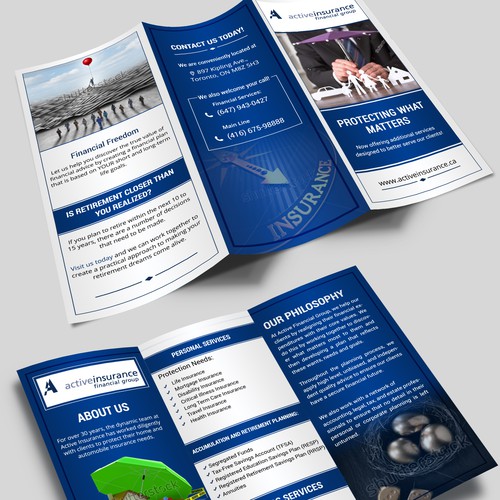 HELP! Create a professional and captivating pamphlet for our company ...