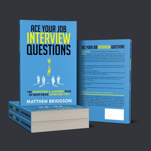 Design a book cover for a job interview book. | Book cover contest