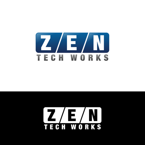 Logo for Zen Techworks, a technology support company | Logo & business ...