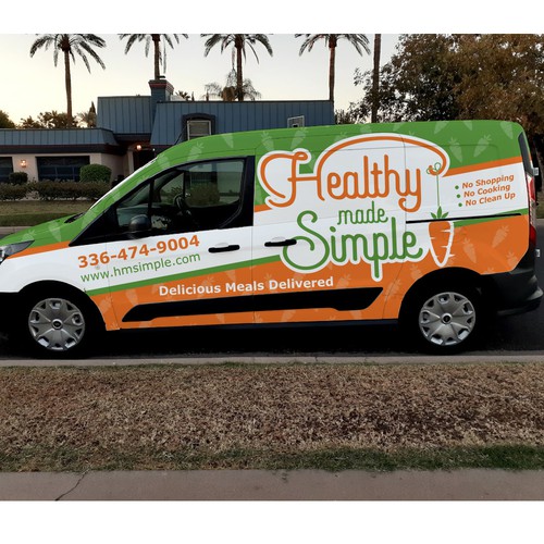 Designs | Design an eye popping van wrap for a fresh meal delivery ...