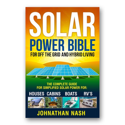 Designs | We need a powerful cover for our solar energy book. | Book ...