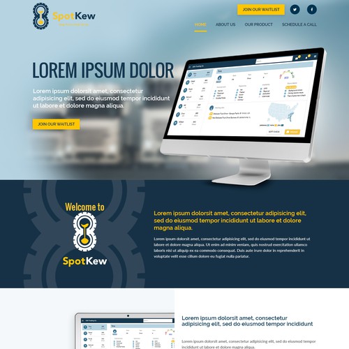 Designs | Design an awesome landing page for SpotKew. | Landing page ...