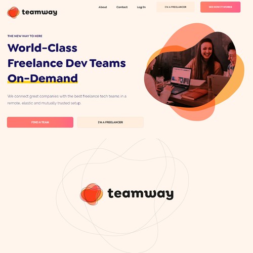 Designs | Logo for reinventing freelancing - Teamway.io | Logo design ...
