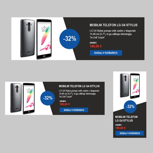 NEW: Website banners redesign for Petrol eShop | Banner ad contest