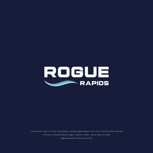 Diseños | Rogue Rapids Swim Team | concurso Logotipos