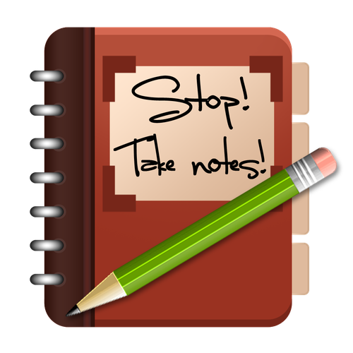 "Stop! Take Notes" Logo | Logo design contest