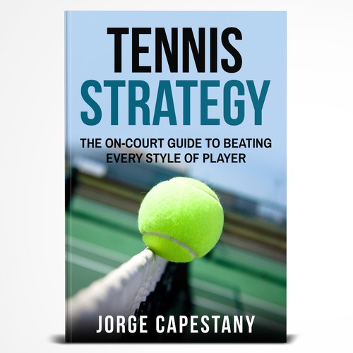 Tennis Strategy Book cover | Book cover contest