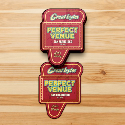 Designs | Old diner themed sticker design for restaurant & event tech ...