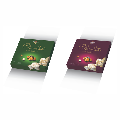 Packaging design for chocolate box of pralines and/or truffles ...