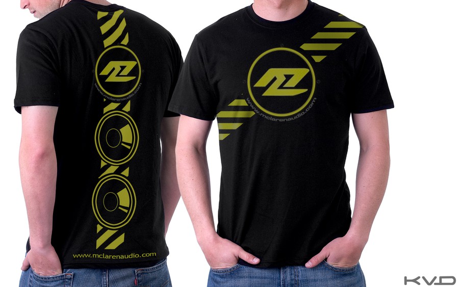 Help us design an awesome T-Shirt for our car audio products. Mc Laren ...