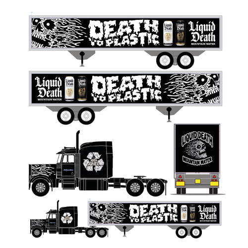 Designs | Liquid Death - Death to Plastic | Illustration or graphics ...