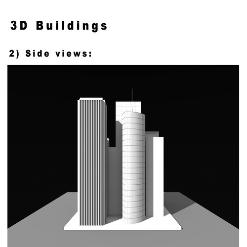Quick N Easy 3D Buildings Please : ) | Illustration or graphics contest