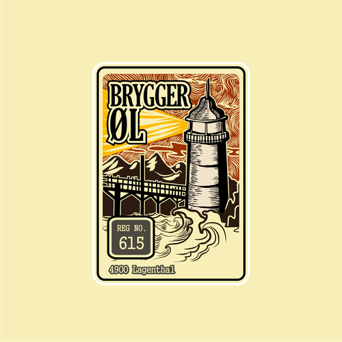 Craft Beer Label for the nano brewery Brygger Øl | Logo design contest