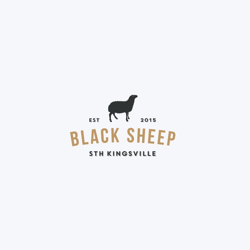 Create a Striking logo for the black sheep | Logo & brand identity pack ...
