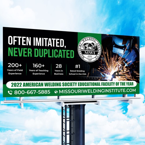 Designs | Billboard for top welding school in the USA! | Signage contest